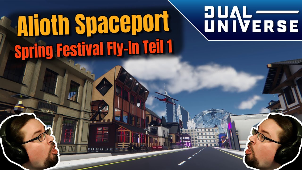 Dual Universe | Wir besuchen den Spring Festival Fly-In am Alioth ...