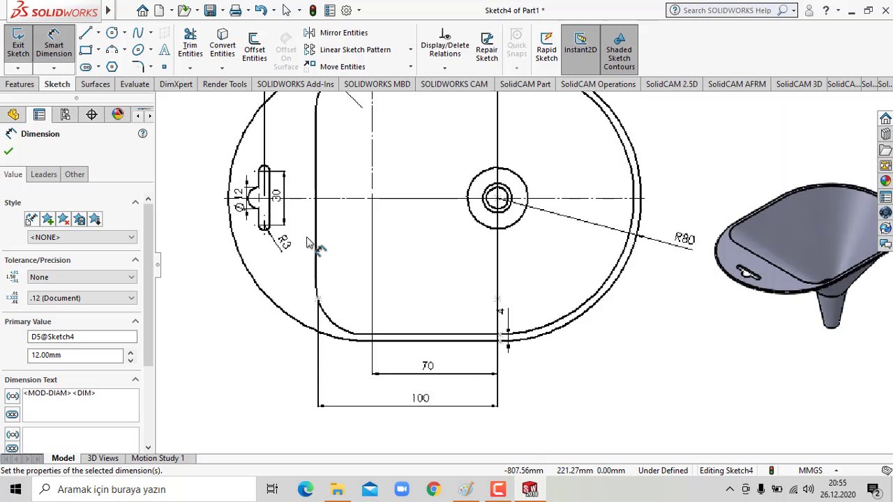 Solidworks huni ( funnel ) çizimi - YouTube