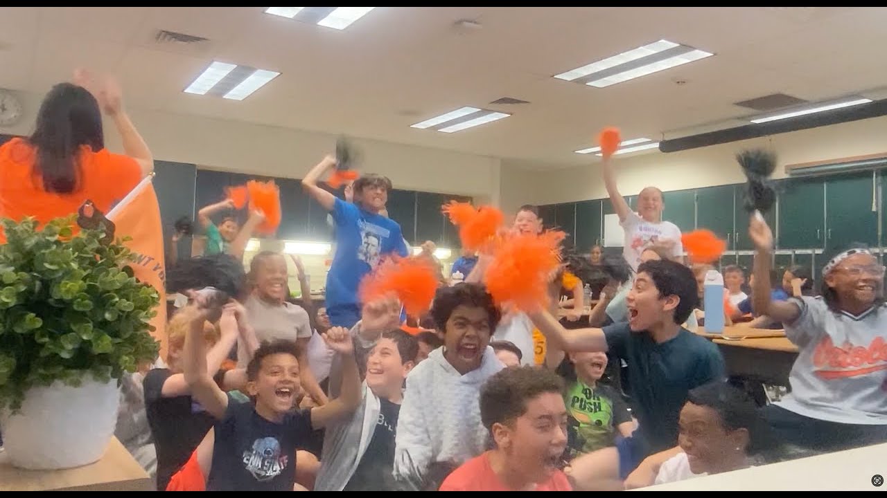 Students at Sinking Springs Elementary School discover they've won the ...