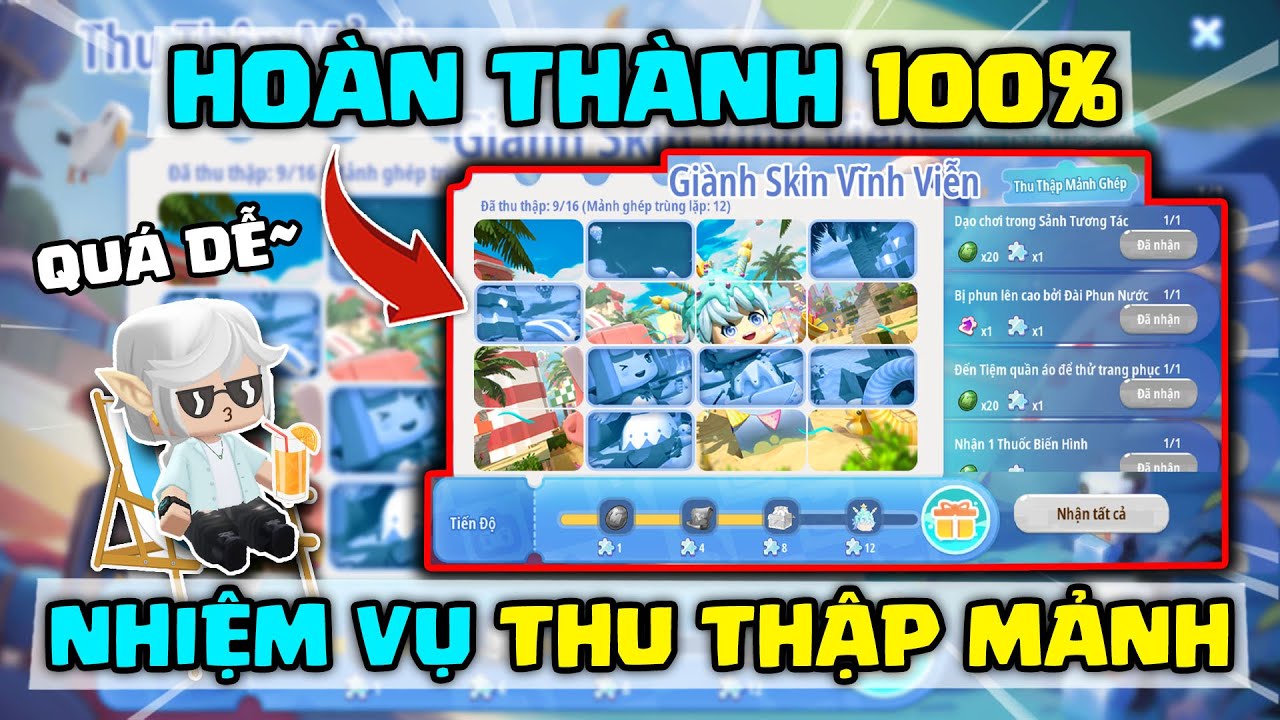 Mini World | Cách Hoàn Thành Tất Cả Nhiệm Vụ Thu Thập Mảnh Nhận Skin ...