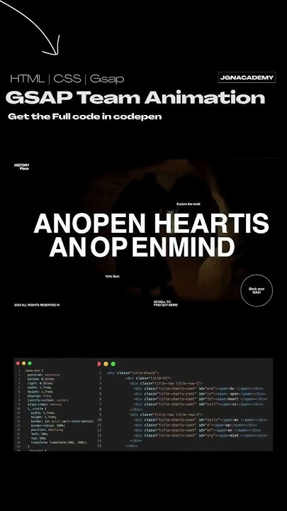 Gsap Team Animation Html Css Gsap Gsapanimation Css3 Code Codinglife Codingshorts Edit