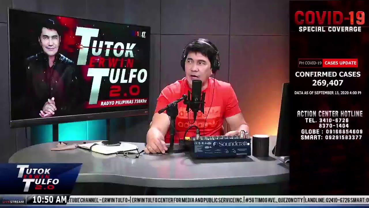 TUTOK ERWIN TULFO 2.0 | SEPTEMBER 16, 2020 LIVE STREAM - YouTube