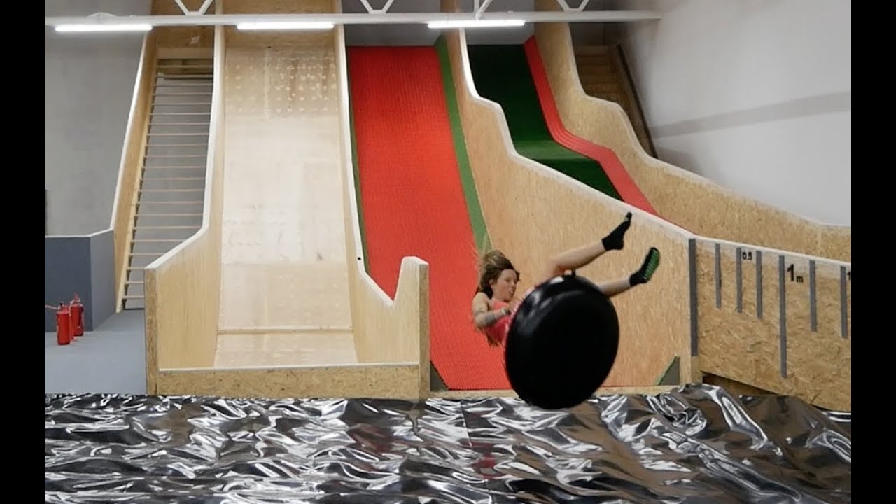 Przetestowaliśmy nową atrakcje GOjump - GOslide 🎢 - YouTube