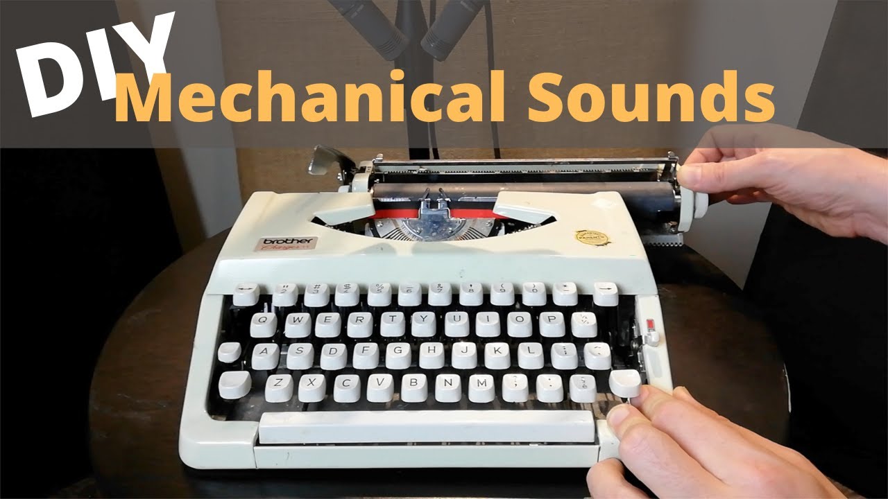 Mechanical Sound Effects - Vintage Typewriter - YouTube