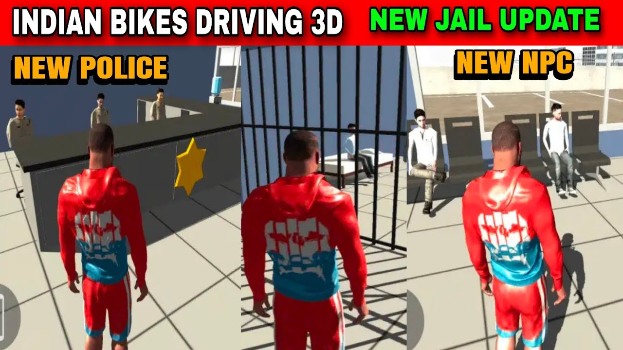New Jail Update New Police NPC | Funny Gameplay Indian Bikes Driving 3d ...