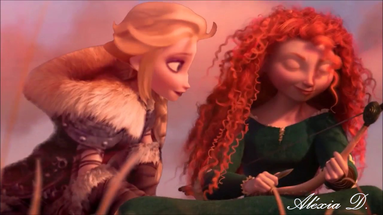 Merida and Elsa - Higher - YouTube