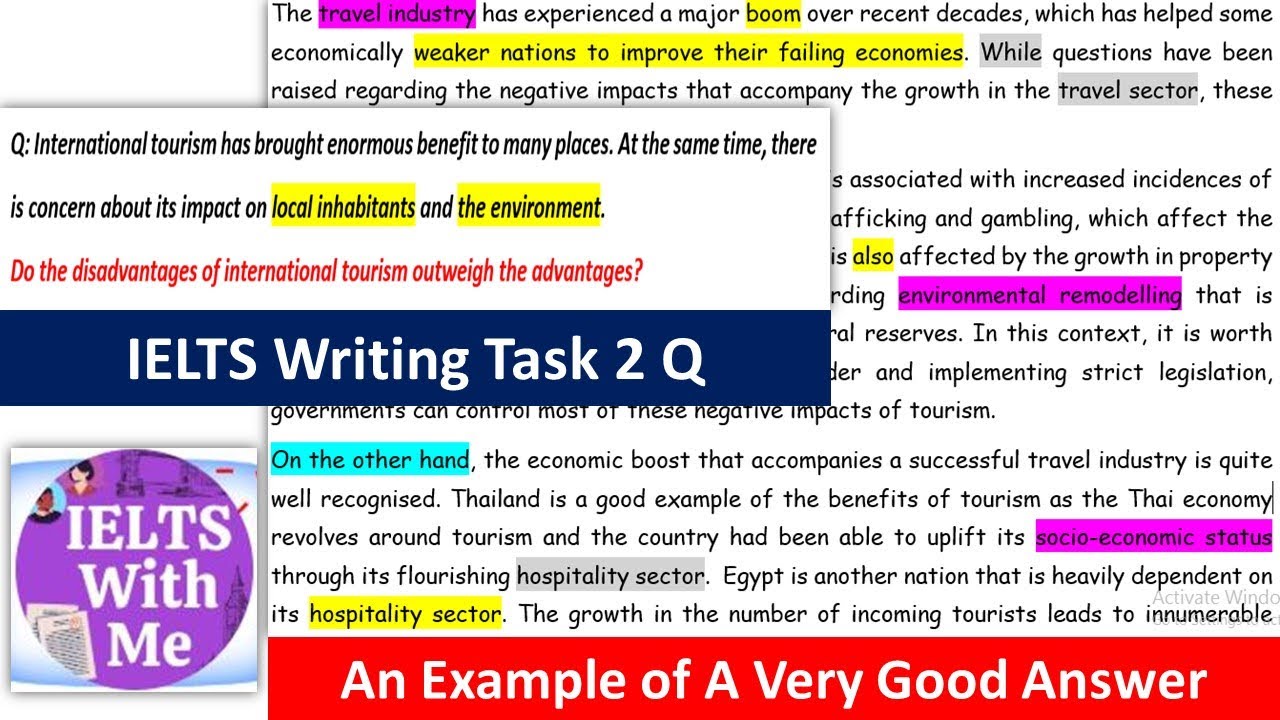 IELTS Writing Task 2 Essay (Band 7+ Model Answer) - YouTube