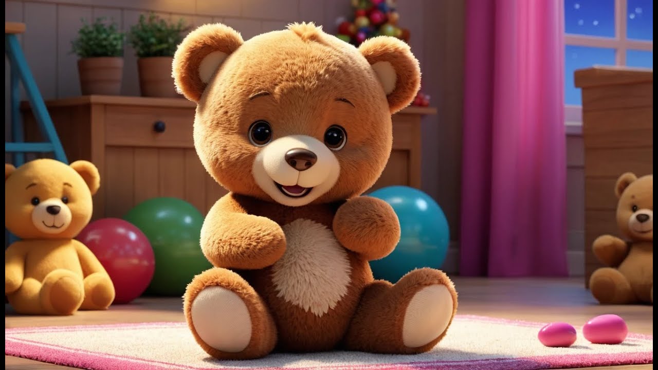 Teddy Bear, Teddy Bear | Fun Action Song for Kids | Sing-Along Nursery ...