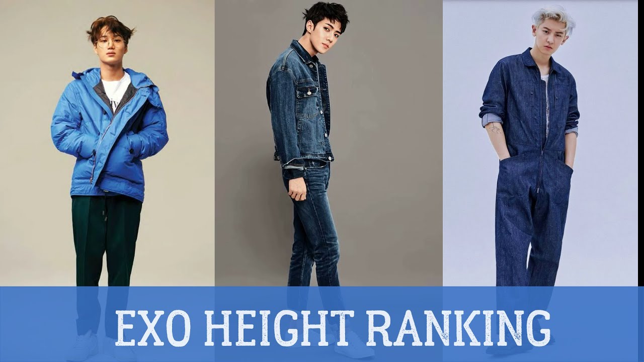 EXO Height Ranking [2021] - YouTube