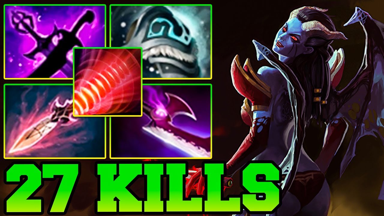 QOP Dota 2 Mid 27 Kills - Best Queen Of Pain Pro Gameplay Guide Build 7 ...