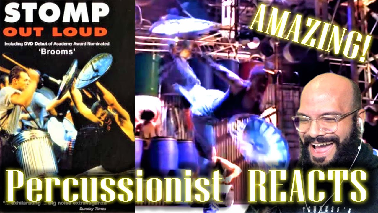 PERCUSSIONIST REACTS | ep. 1 Stomp Out Loud | dmpercussion - YouTube