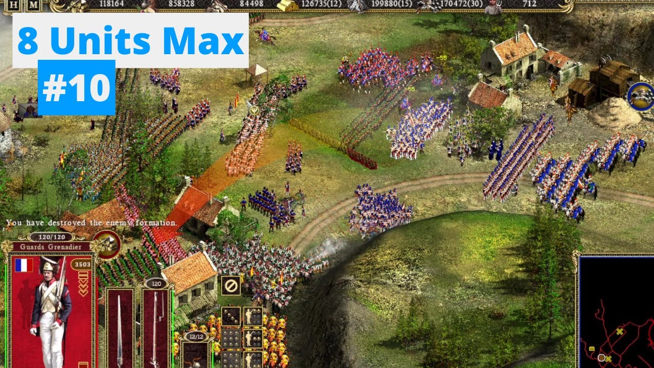 8 Units Max | Cossacks 2: Battle for Europe | France Very Hard | Part ...