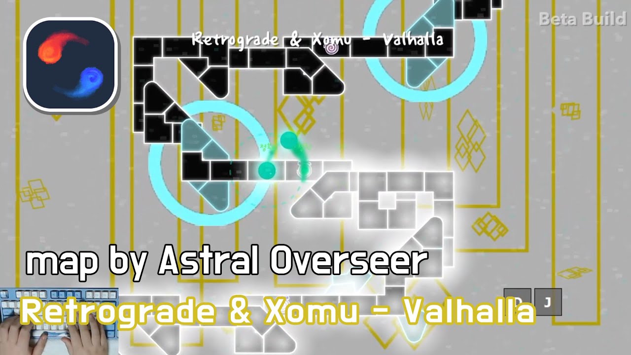 [ADOFAI custom][클리어 영상]Valhalla(music by Retrograde & Xomu)(map by ...