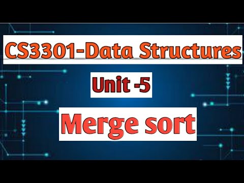 Merge sort in data structures tamil||CS3301||Anna university reg-2021.#cse - YouTube