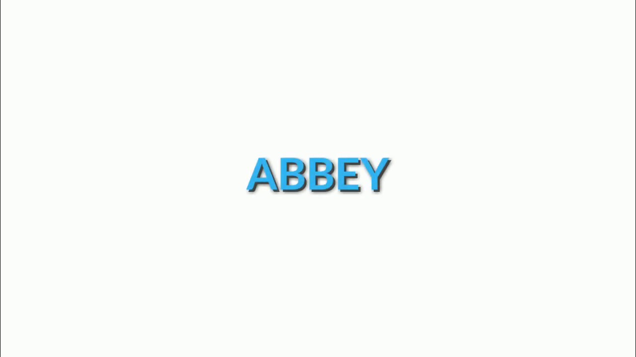 Learn English Vocabulary with Pronunciation 'Word Abbey' - YouTube