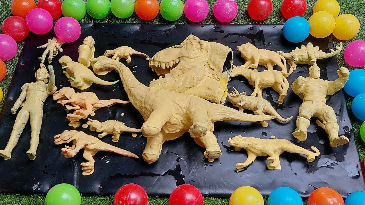 Mancuci Mainan Dinosaurus || Jurassic World, Jurassic Park, Dominion ...