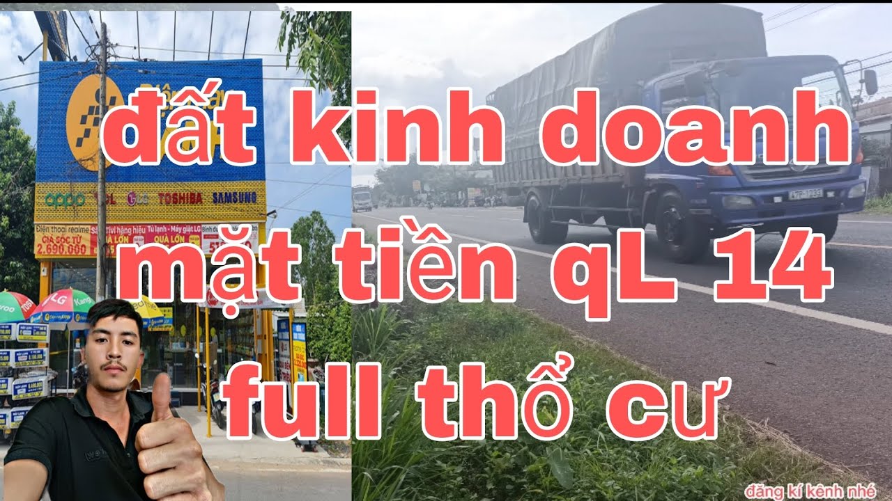 bán đất mặt tiền kinh doanh QL14 gần thị trấn chư sê 10*21 Full thổ cư ...