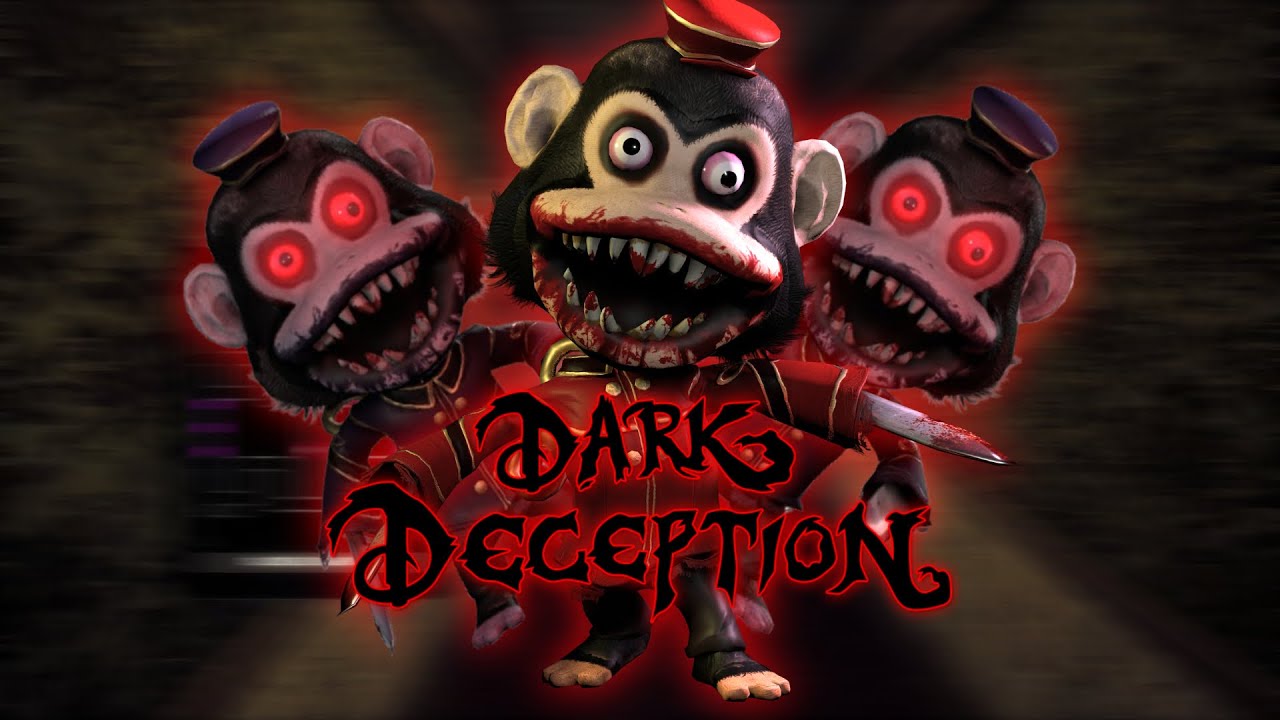GETTING CHASED BY KILLER MONKEYS | Dark Deception - YouTube