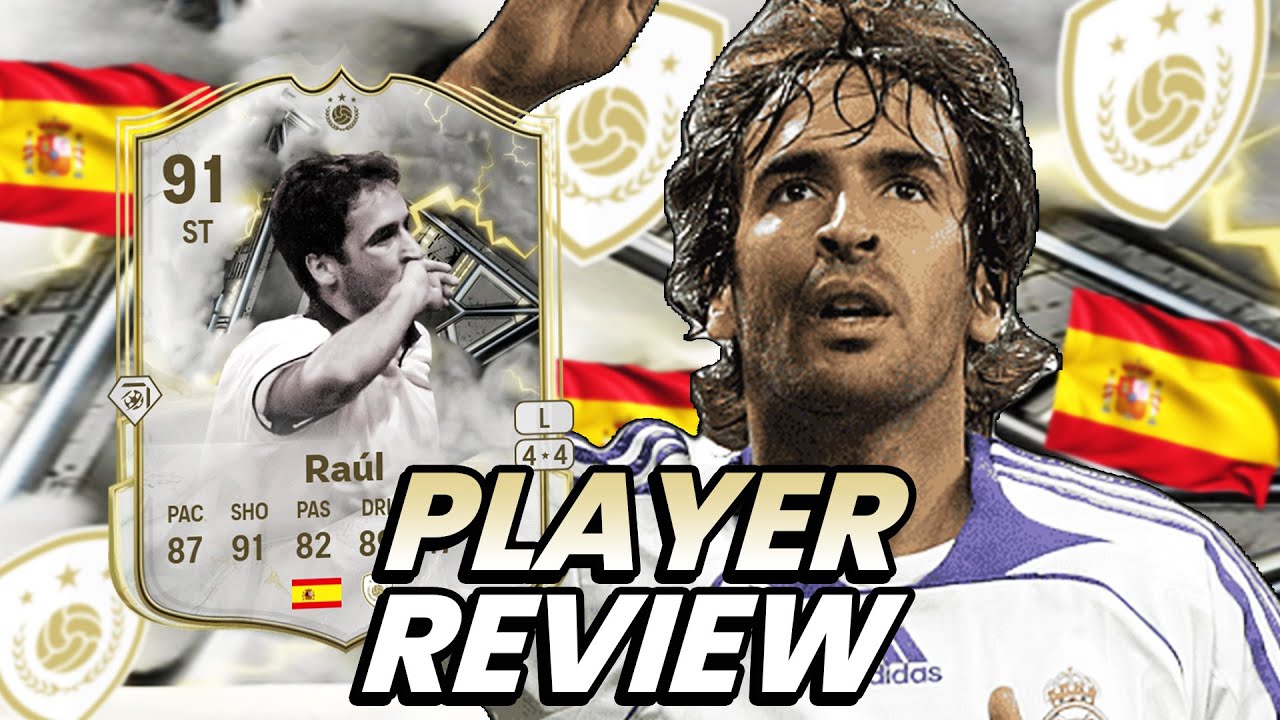 91 THUNDERSTRUCK ICON RAUL SBC PLAYER REVIEW! FC 25 ULTIMATE TEAM - YouTube