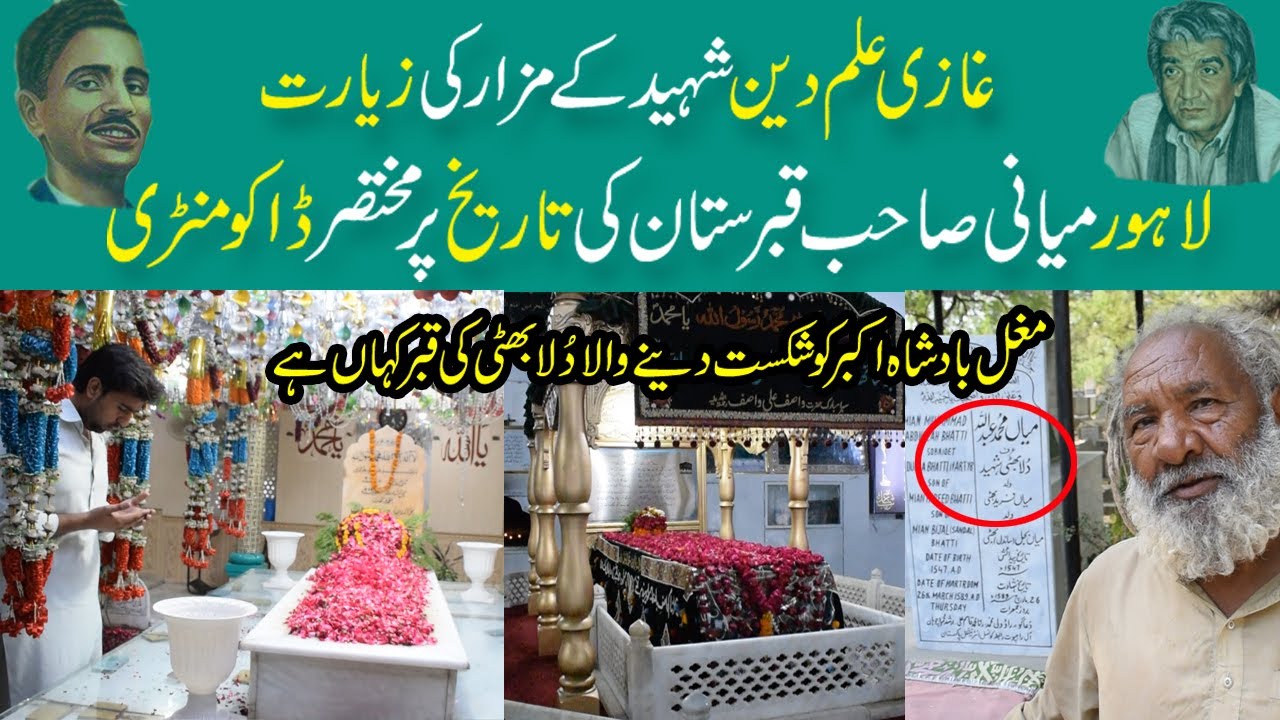 Lahore Miani Saab Graveyard Short Documentary Ghazi Ilm Ud Din Shaheed ...