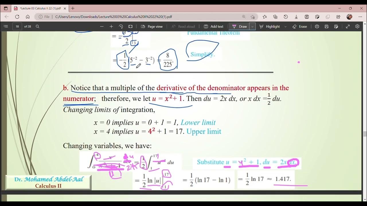 Lecture 3 part 3 Calculus - YouTube
