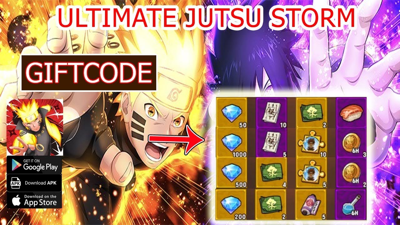 Ultimate Jutsu Storm & All Redeem Codes | 4 Giftcodes Ultimate Jutsu Storm - How to Redeem Codes ...