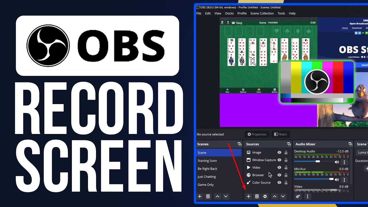 How To Use OBS Studio To Record Screen (2025) Full Guide - YouTube