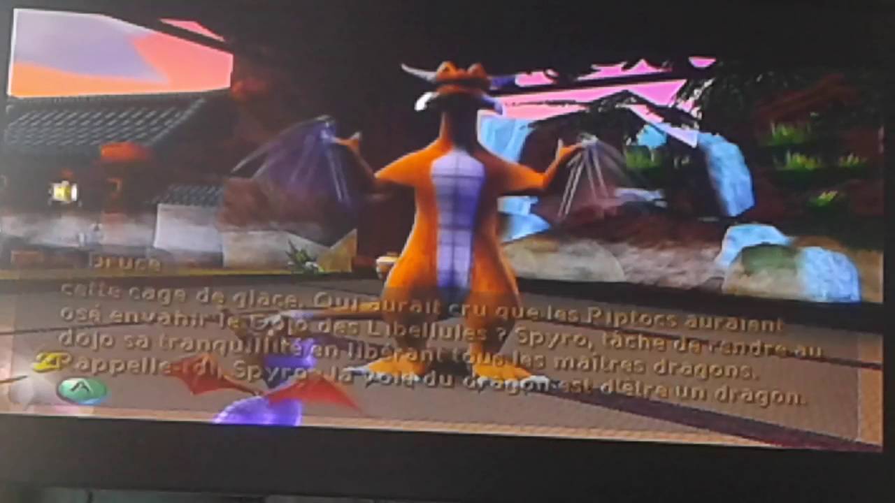 Spyro enter the dragonfly GameCube #1-Dojo des Libellules - YouTube