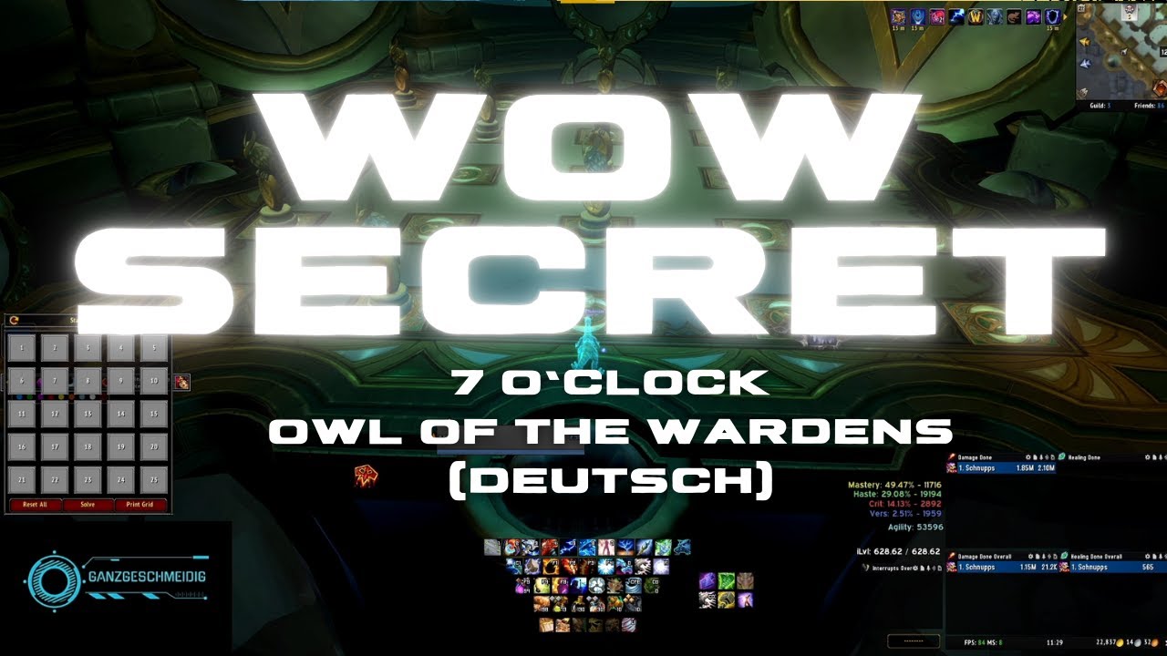 WoW Secret 7 o'clock Owl of the Watchers (DEUTSCH) - YouTube