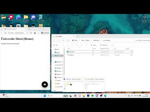 Uni-Chatbot Projesi Bölüm #1 (Proje Tanıtımı, Demo Gösterim, Index.html Tanıtımı ve Açıklaması)