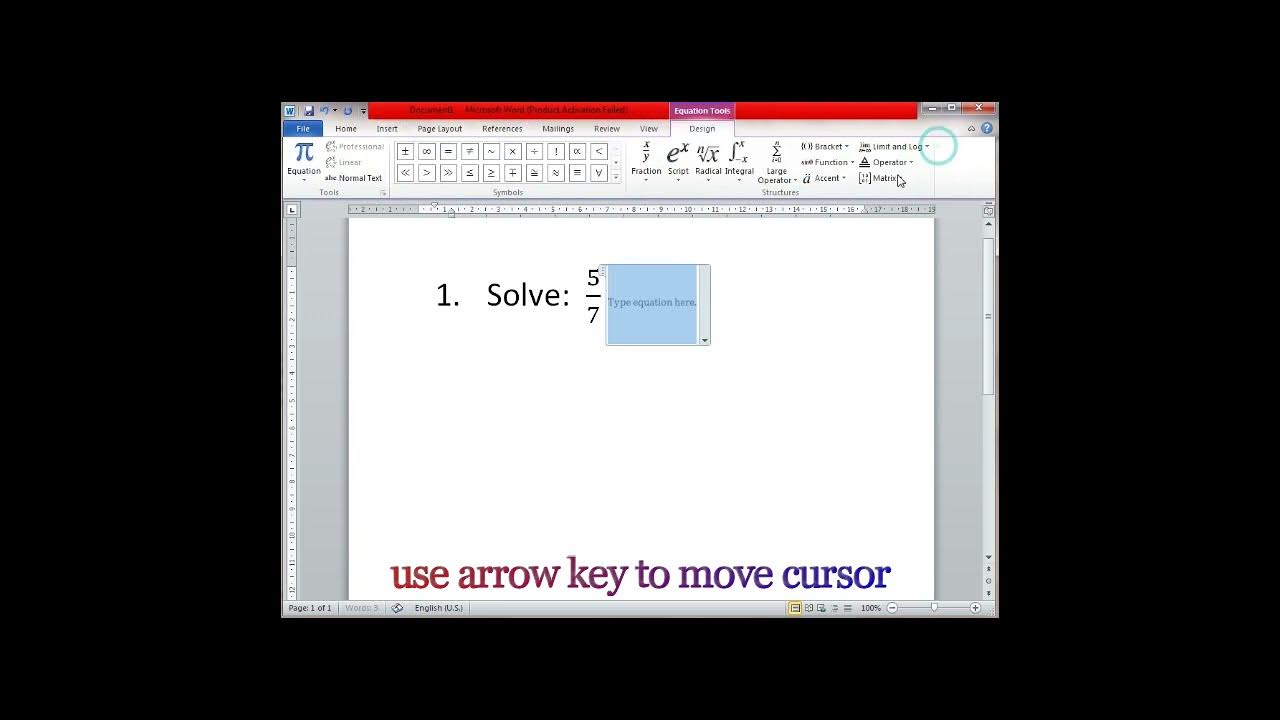 How To Type Fraction In Ms Word msword shorts YouTube how-to-type-fraction-in-ms-word-msword-shorts-youtube