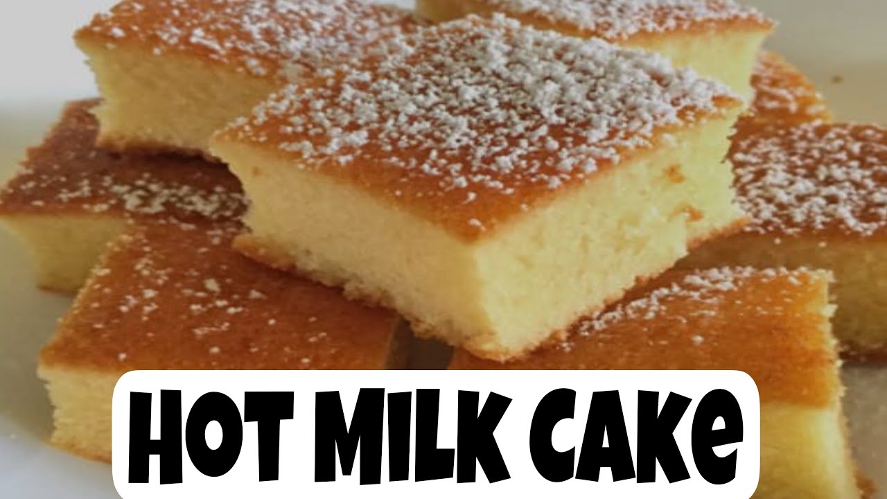 Hot milk cake recipe | without oven and without eggs | Quick & Easy Hot ...