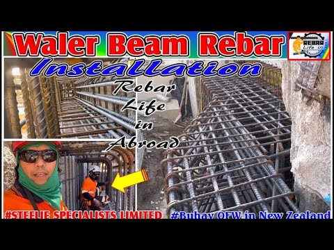 Waler Beam Rebar Installation#RebarlifeinAbroad”’ - YouTube