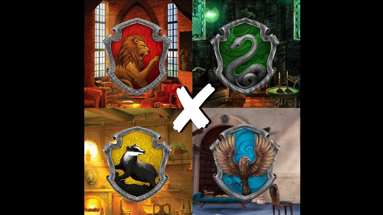 [Harry Potter] Combined Hogwarts houses edits - YouTube