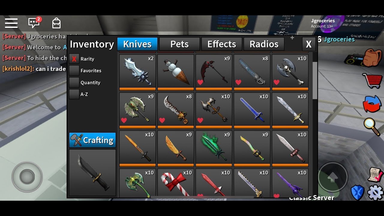GIVING AWAY ASSASSIN KNIVES! Roblox Assassin - YouTube