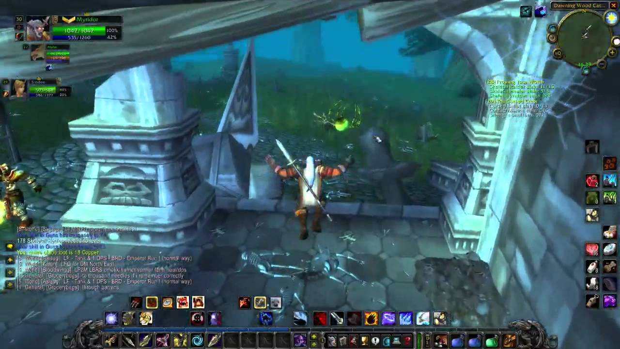 WoW Vanilla - Nostalrius Leveling - 1 / 2 - YouTube