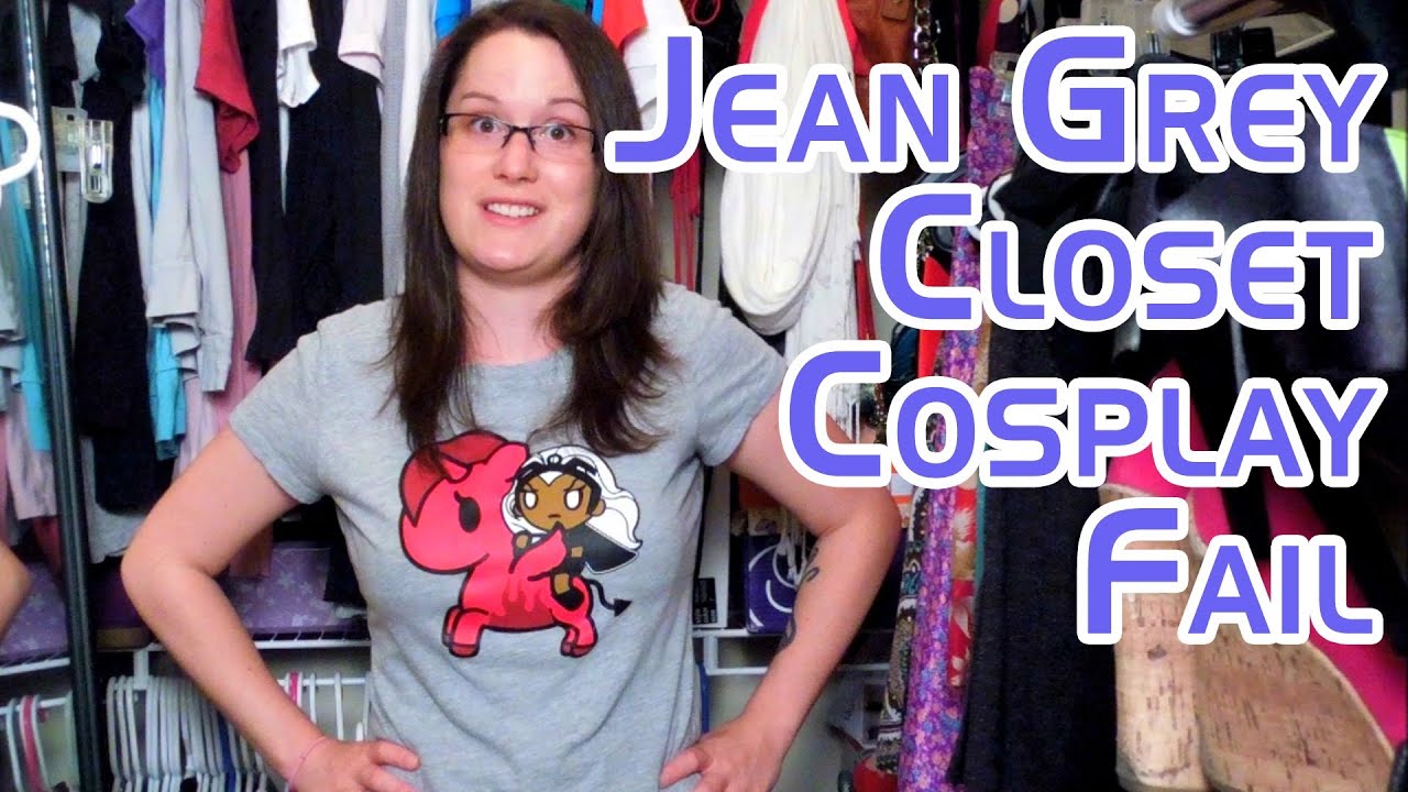 Jean Grey Closet Cosplay Fail - YouTube