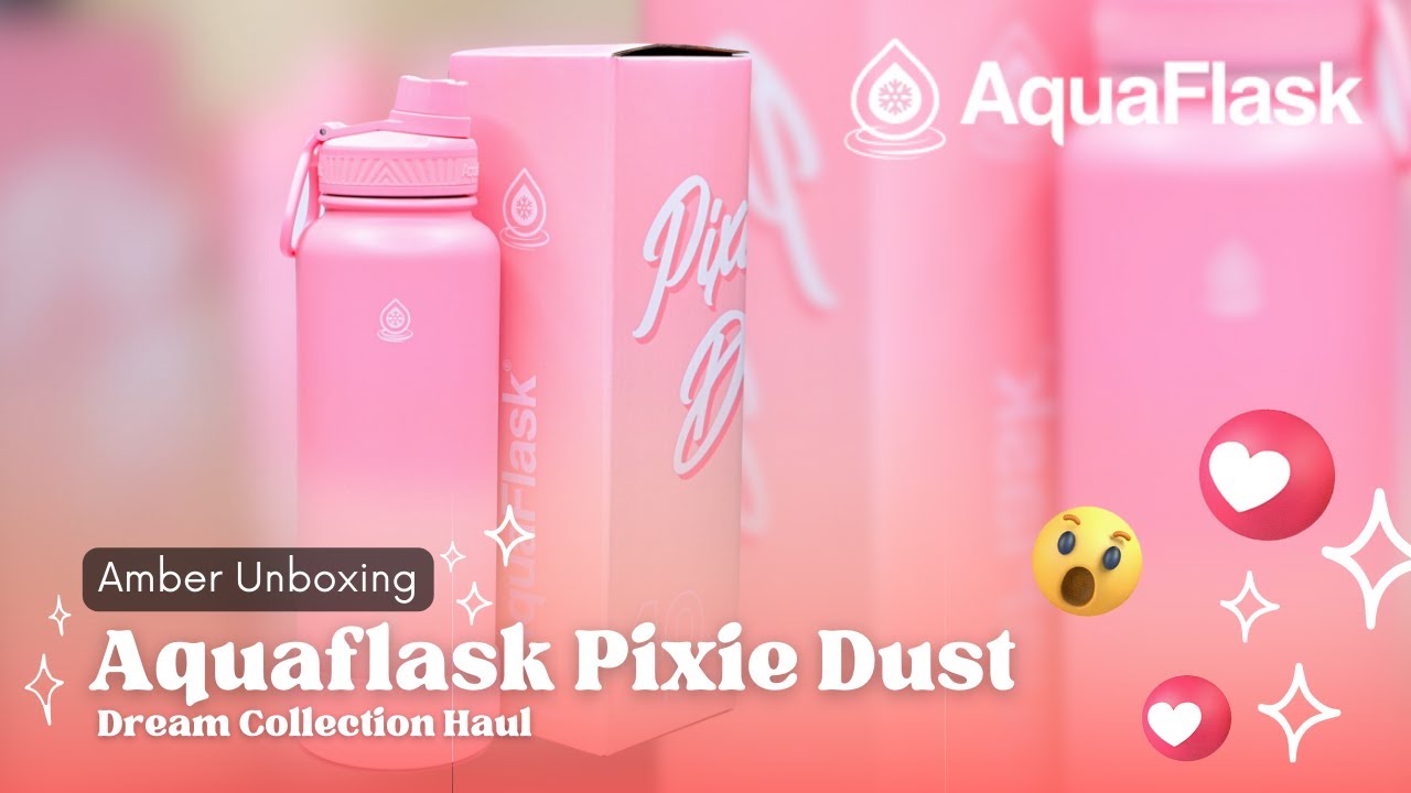 Aquaflask Pixie Dust Dream Collection Unboxing | Amber - YouTube