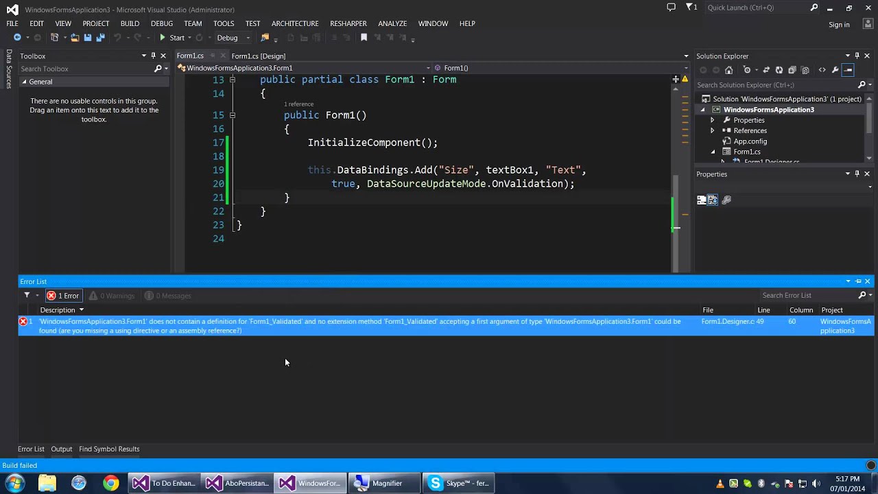 C Winform Property Bindings Youtube