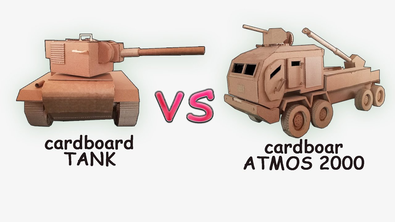 Nasıl Yapılır | How to make DIY cardboard TANK KV 2 #diy - YouTube