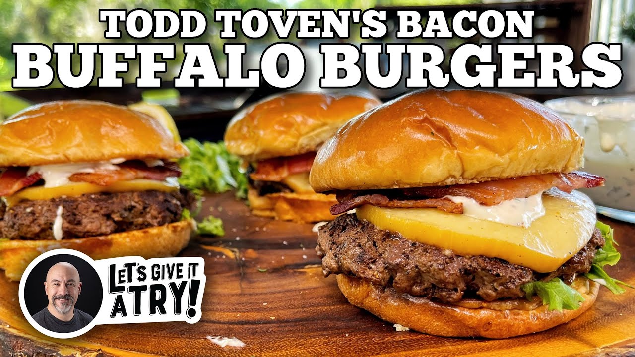 Todd Toven's Bacon Buffalo Burgers | Blackstone Griddles - YouTube