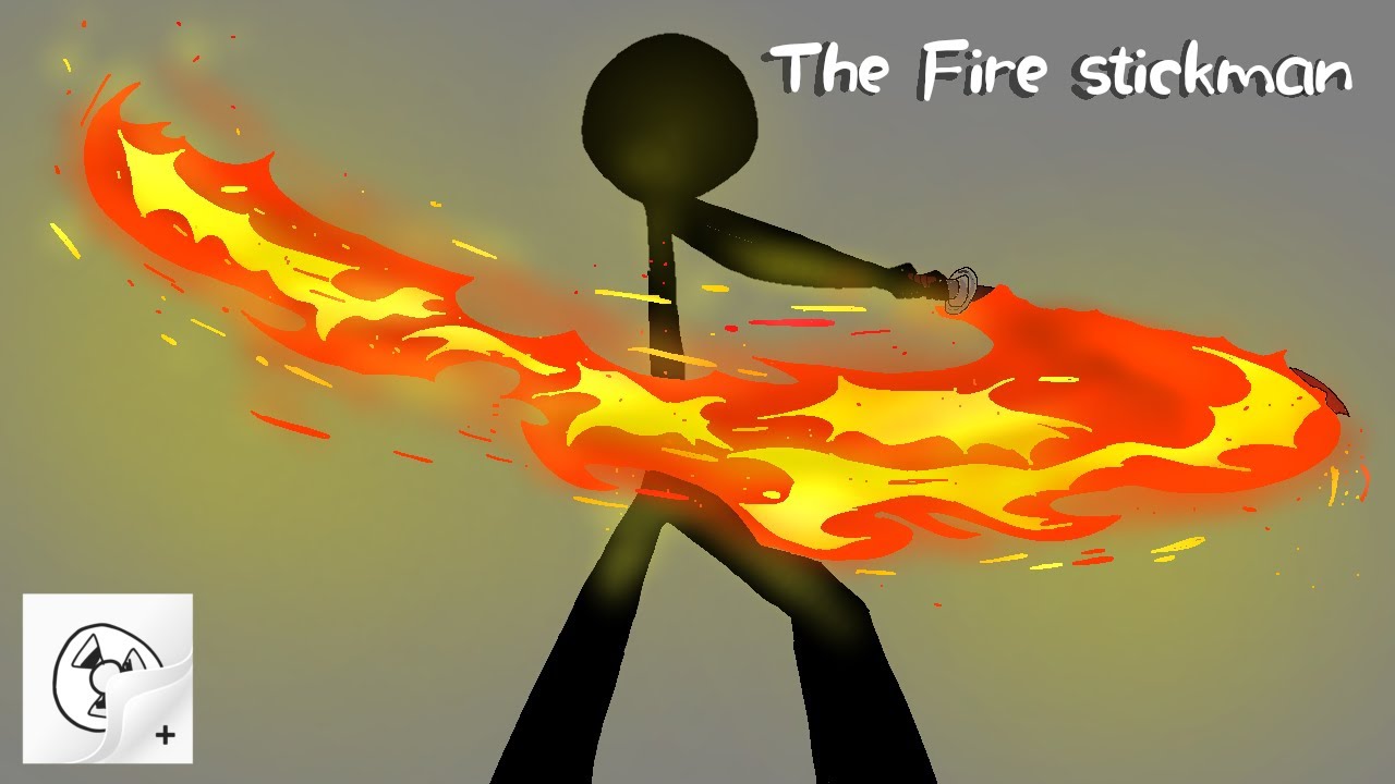 The Fire Stickman (showcase) Animation in Flipaclip - YouTube