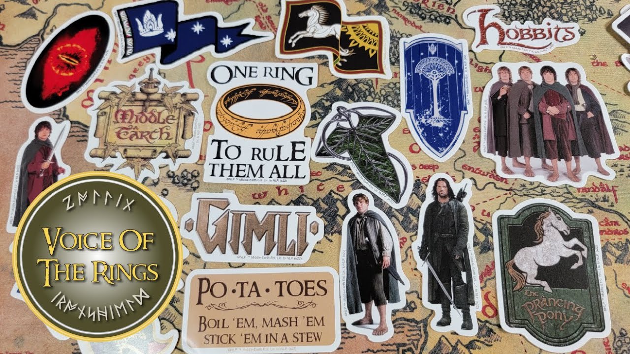 The Lord of the Rings Stickers from Graphics and More | A LOTR ...