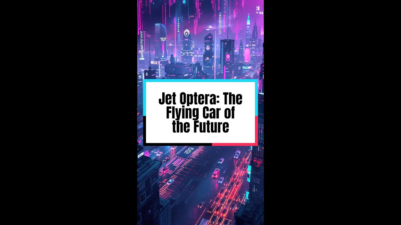Jet Optera: The Flying Car of the Future - YouTube