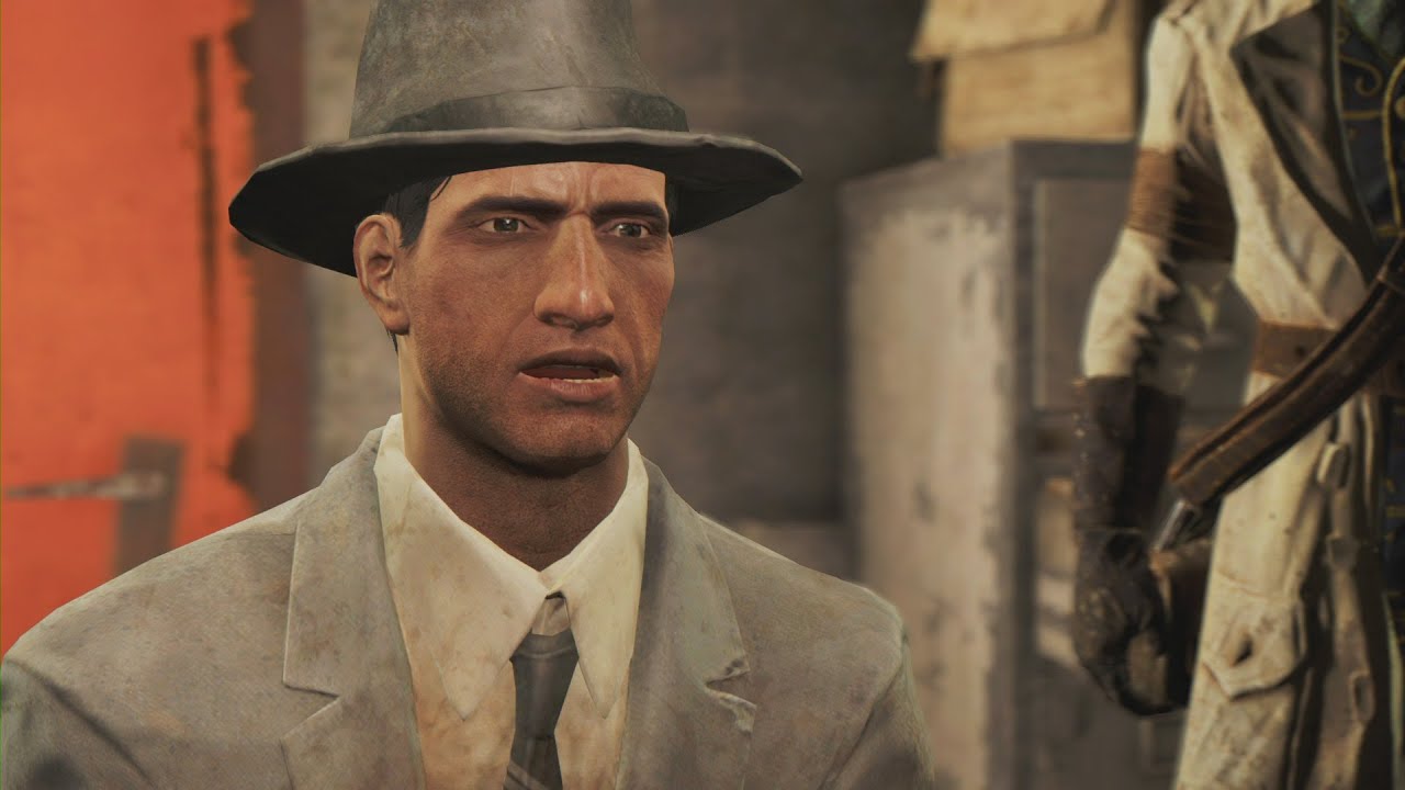 Fallout 4: Talking With Nick Valentine the Synth - YouTube