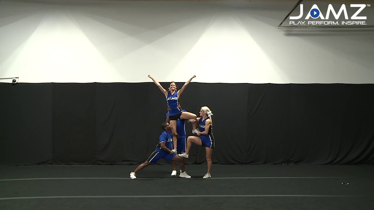 YCADA Cheer - Glossary - Thigh Stand Level - YouTube