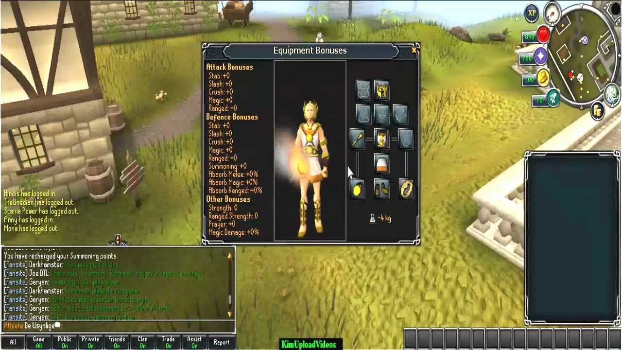 RuneScape: Full Gold Athletic Armour & The Golden Torch Emote - YouTube
