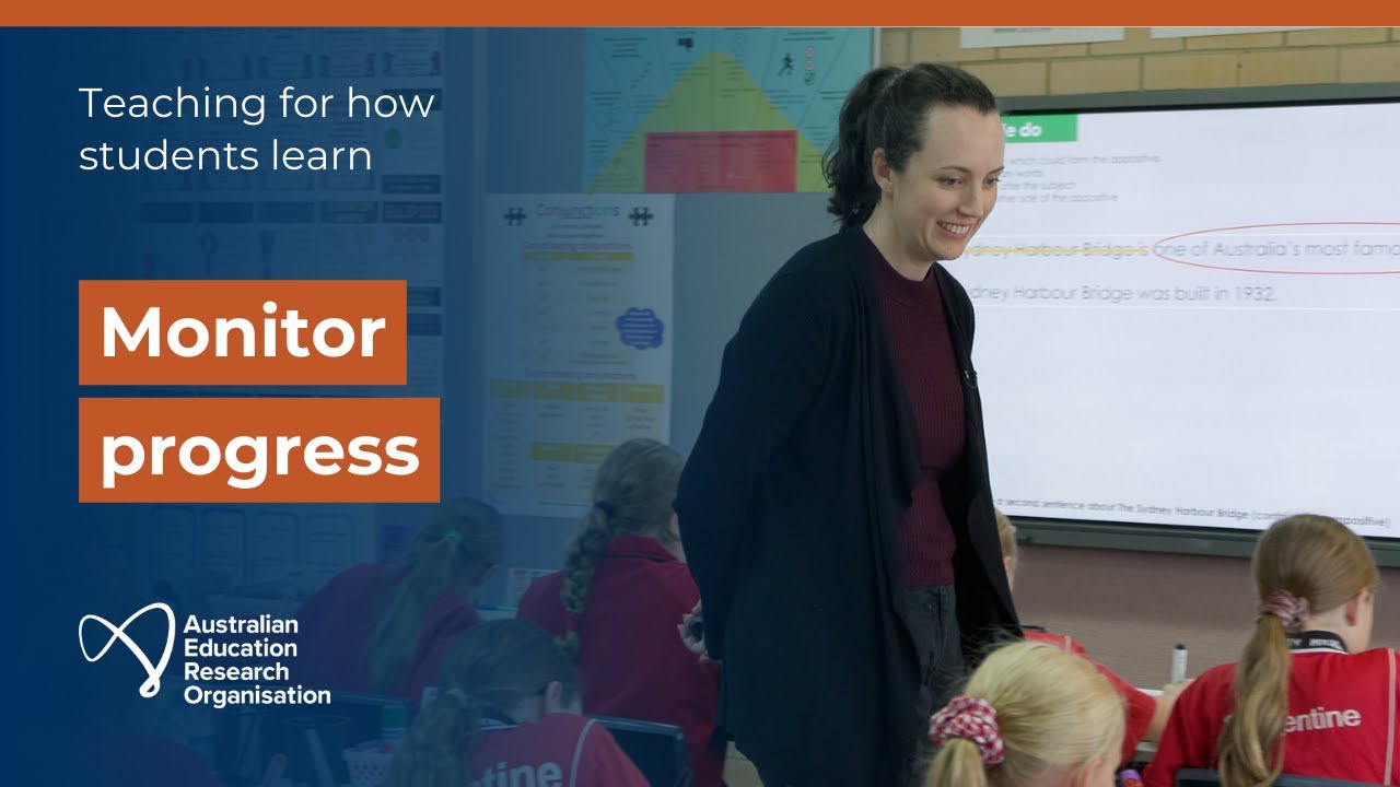 Monitor progress: Teaching for how students learn - YouTube