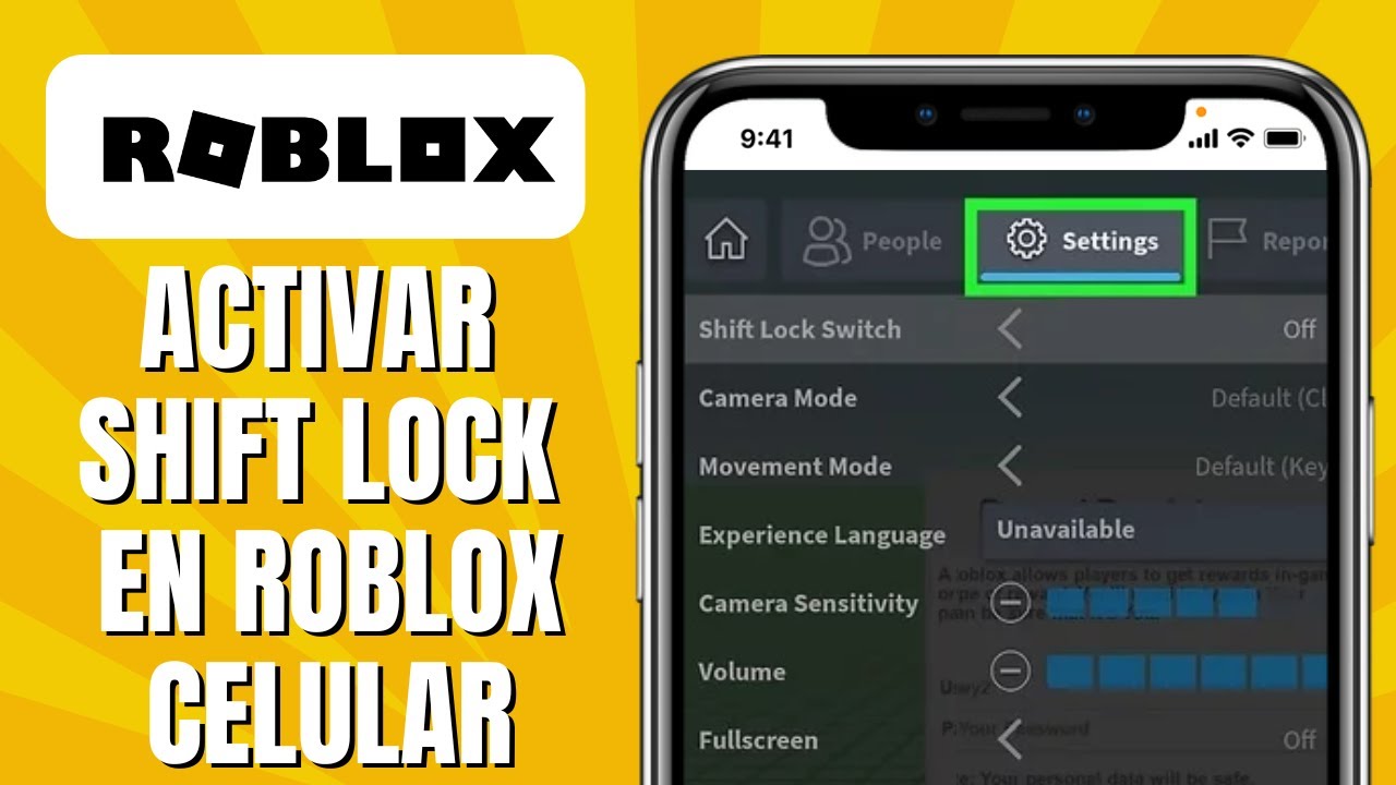 Cómo ACTIVAR Shift Lock En ROBLOX Celular - YouTube