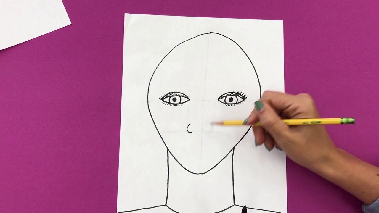 Portrait Proportion Drawing - YouTube